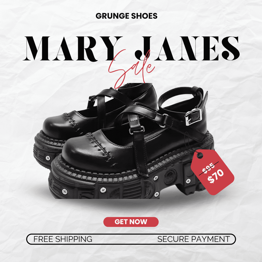 GRUNGE SHOES -Alternative Footwear | Platform Boots & Sneakers